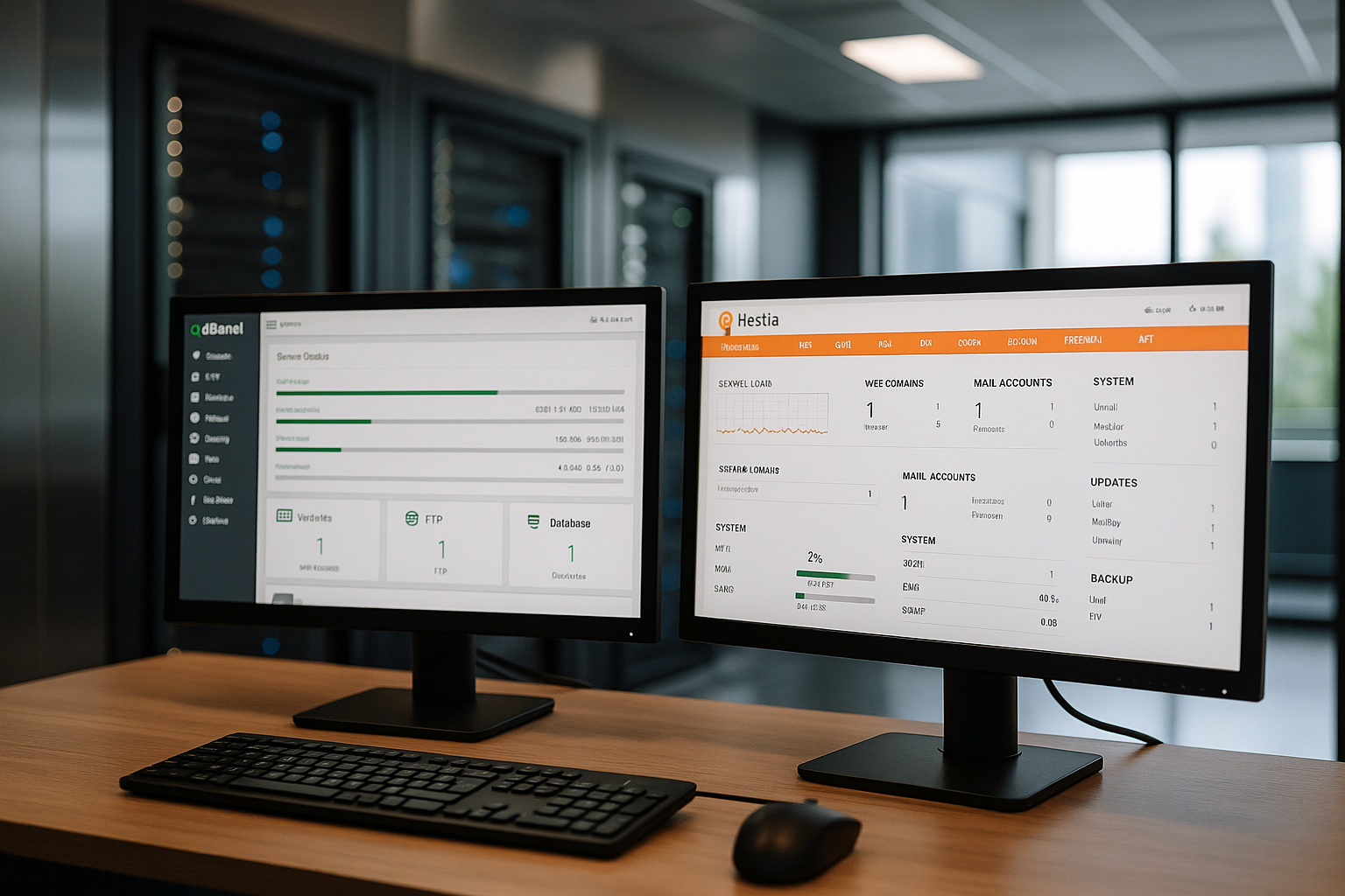 aaPanel vs HestiaCP - Two free panels in comparison for the Linux ...