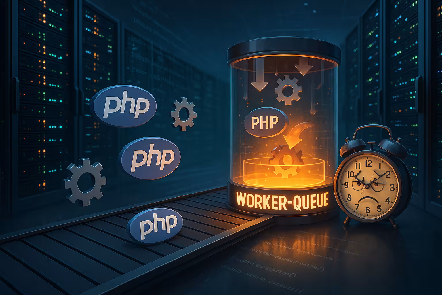 Asynchronous PHP tasks with worker queues: When cron jobs are no longer sufficient - web hosting