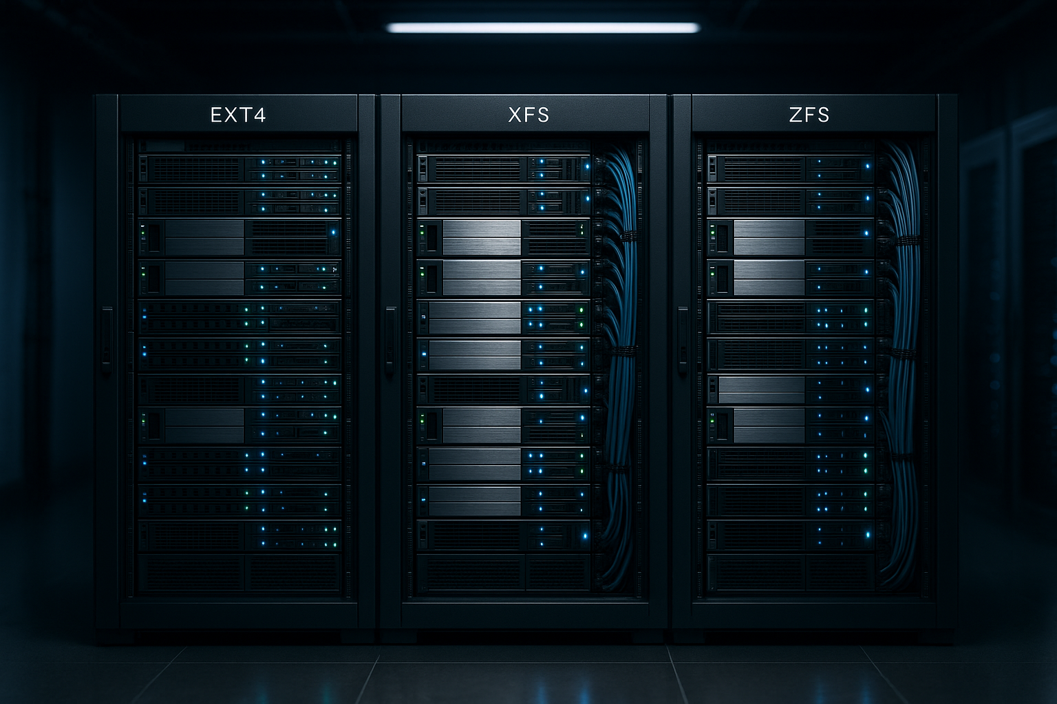 Hosting File System Performance: EXT4 vs XFS vs ZFS Compared - web hosting