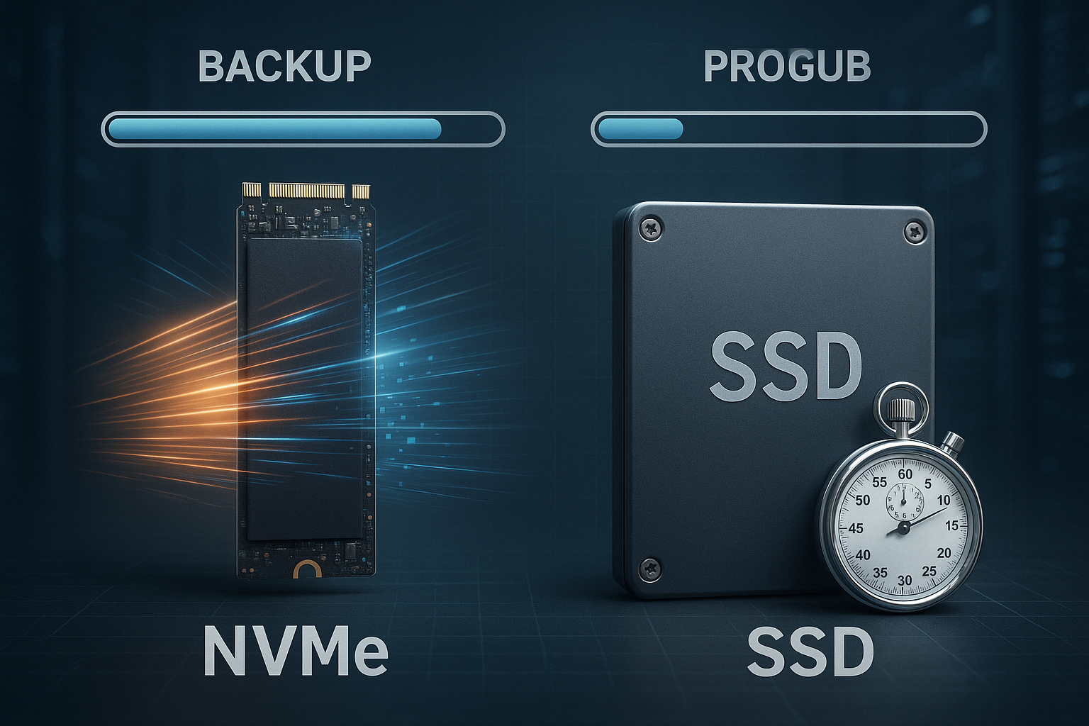 Storage classes backup times: NVMe vs SSD effects - webhosting