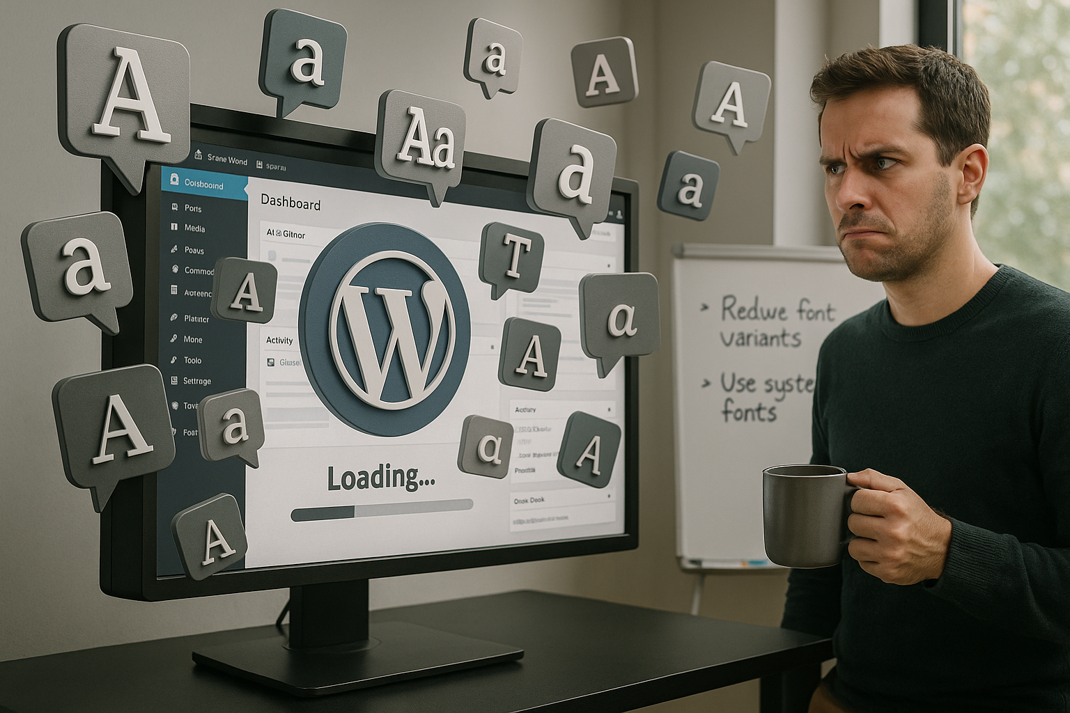 Por qué WordPress pierde tiempo de carga con muchas fuentes web ...