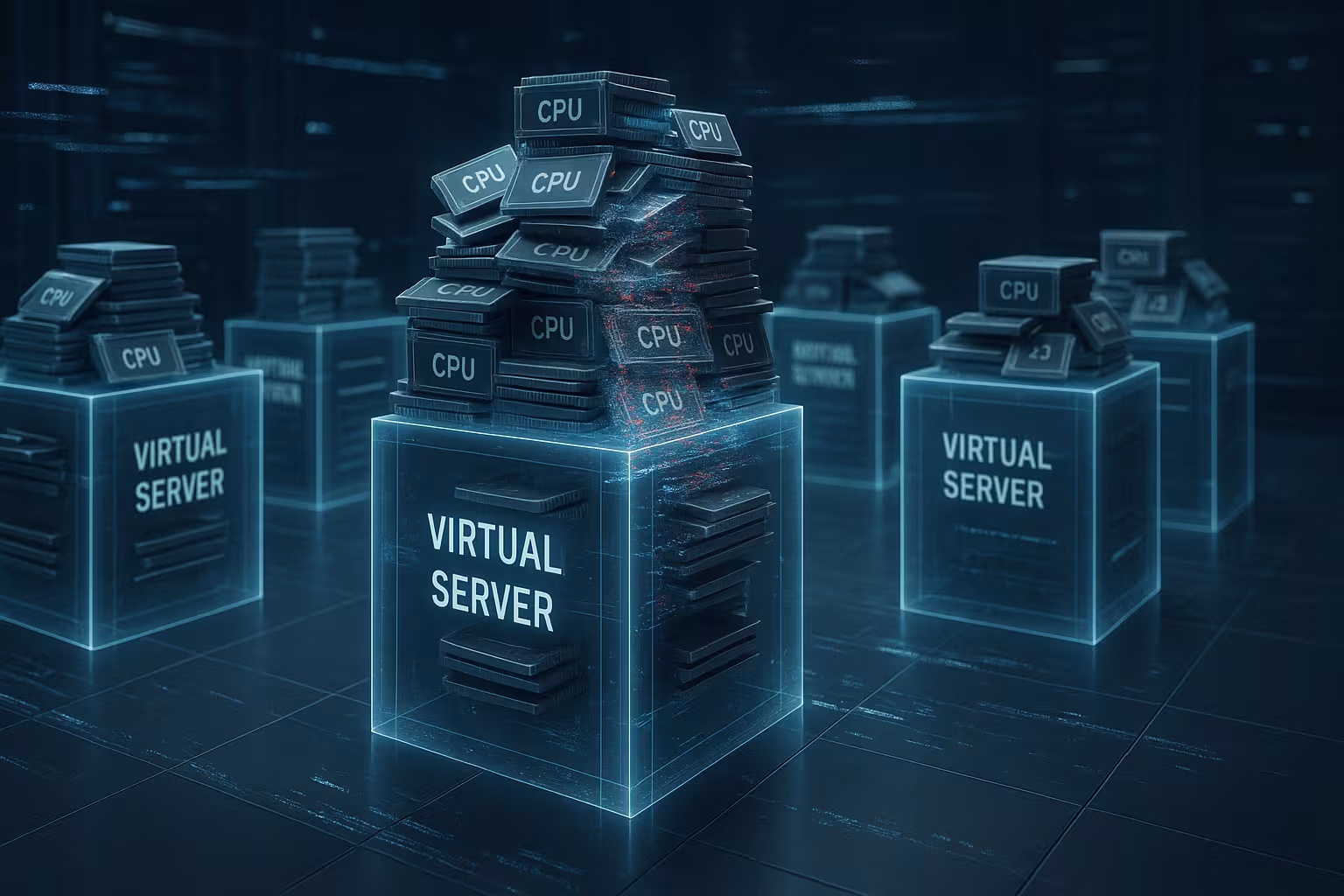 CPU overcommitment: How it slows down virtual servers - webhosting