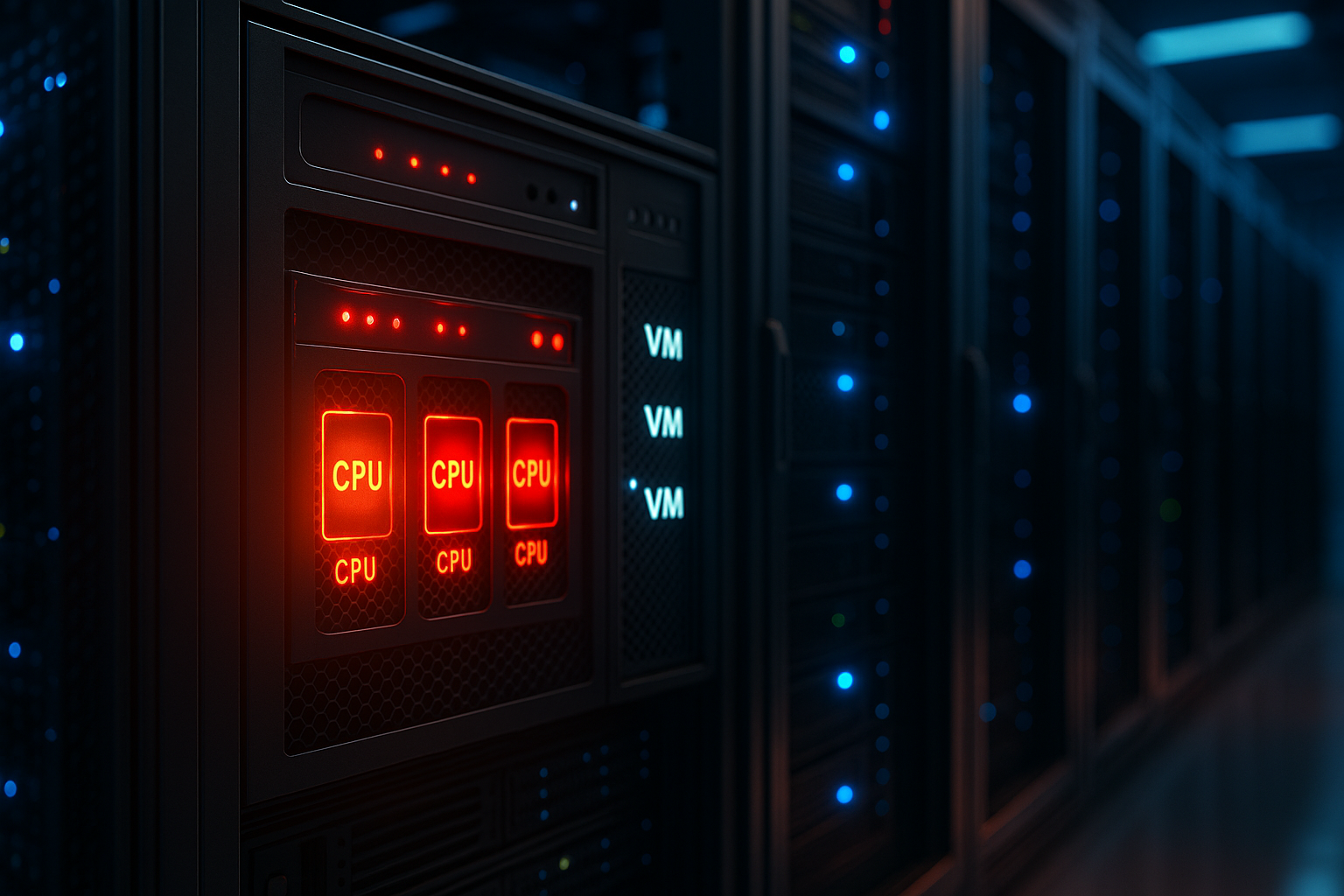 CPU overcommitment: How it slows down virtual servers - webhosting