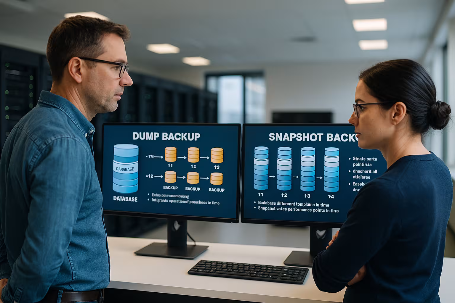 Database backup methods in comparison: dump vs snapshot - webhosting